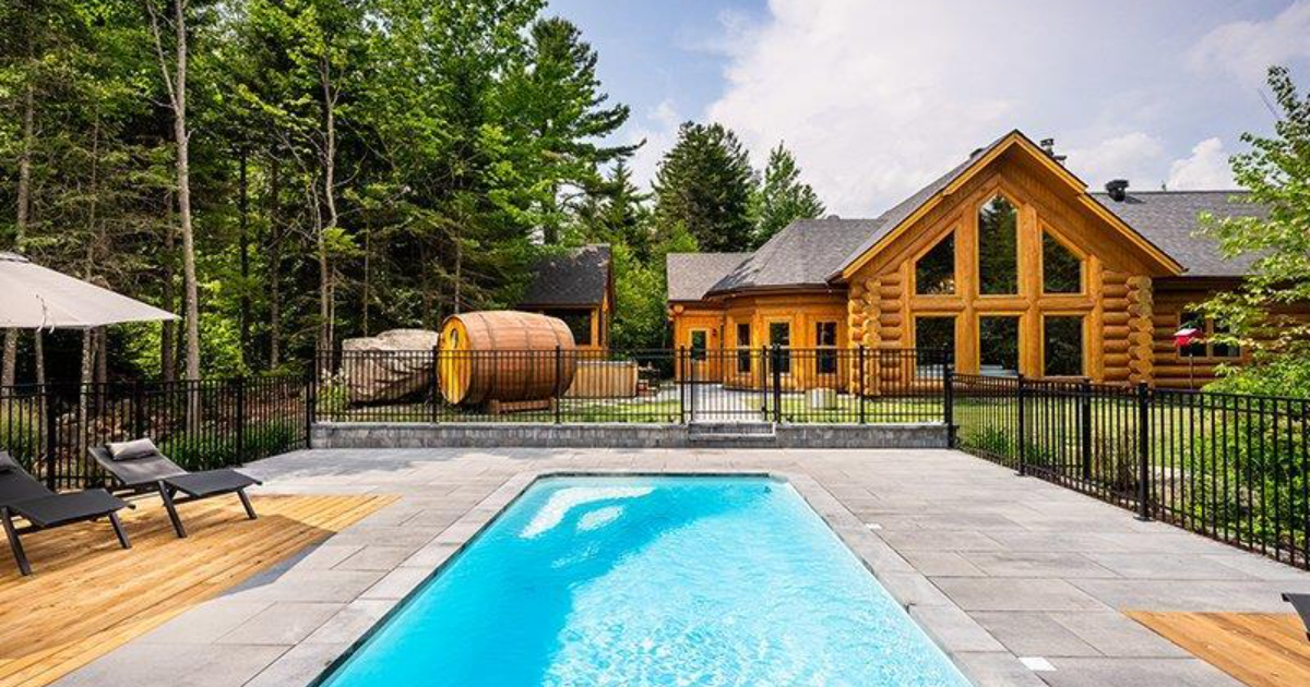 Mille-Isles, Laurentides | Chalet White Rabbit Spa (Lac Fiddler) CITQ ...