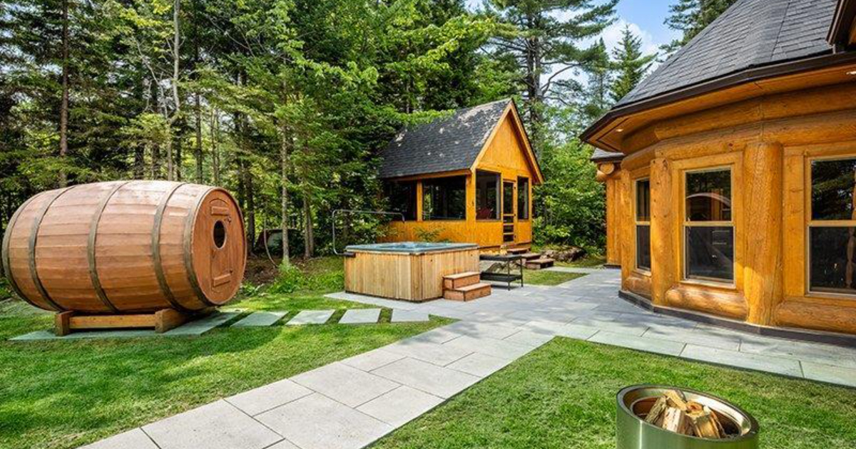 Chalet à louer à Mille-Isles, Laurentides | Chalet White Rabbit Spa ...